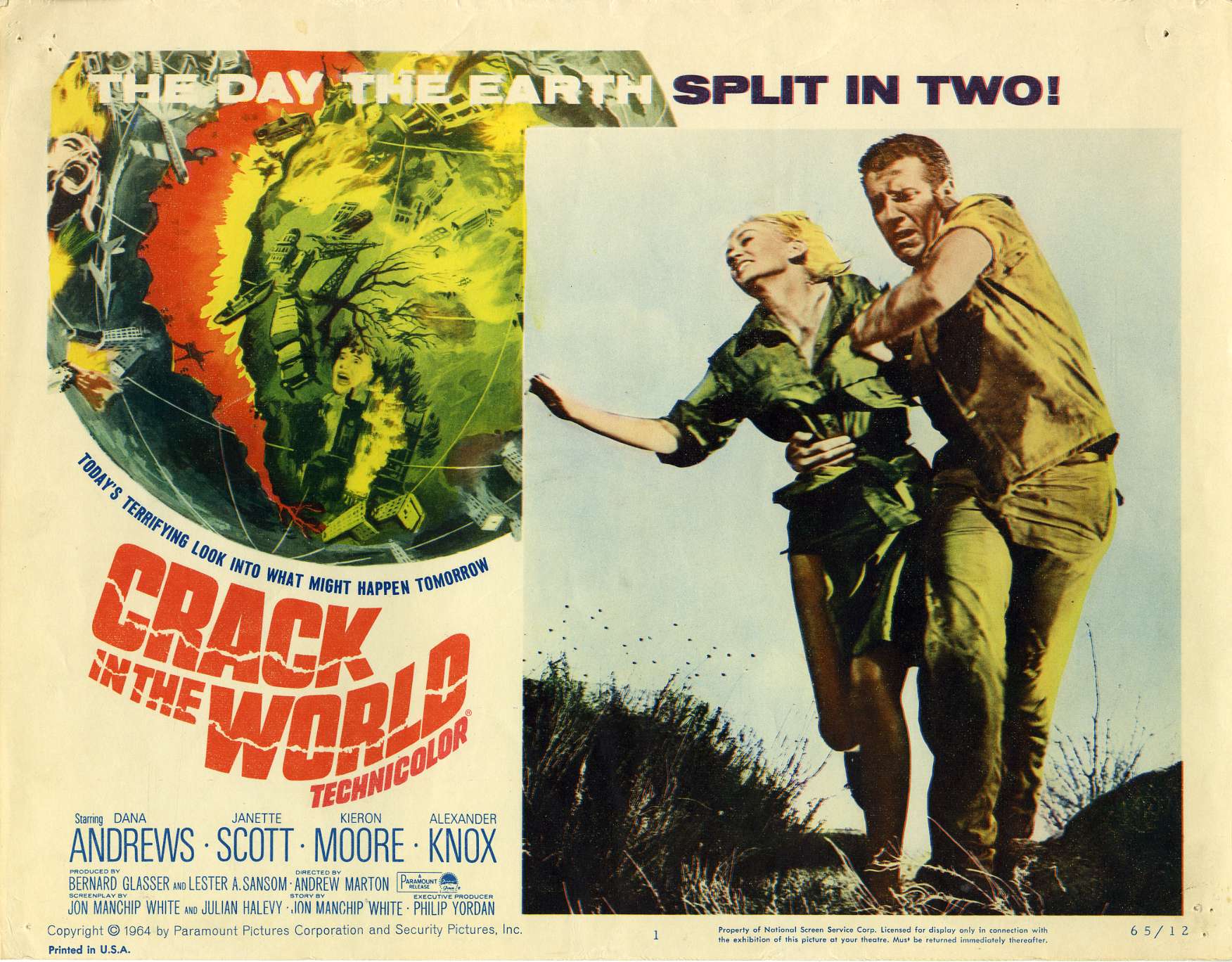 Complete Classic Movie: Crack in the World (1965) | Independent Film ...